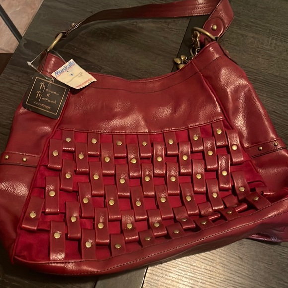mercer & madison | Bags | Burgundy Handbag Made By Mercer Madison ...